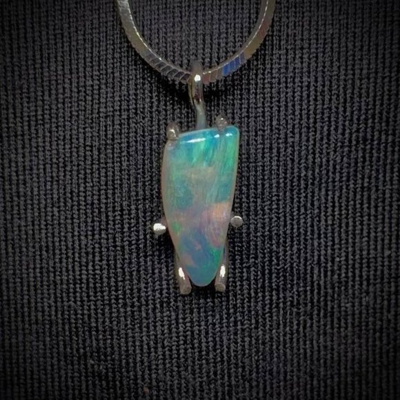 The Opal Source | Jewelry | Banded Australian Lightning Ridge Opal ...